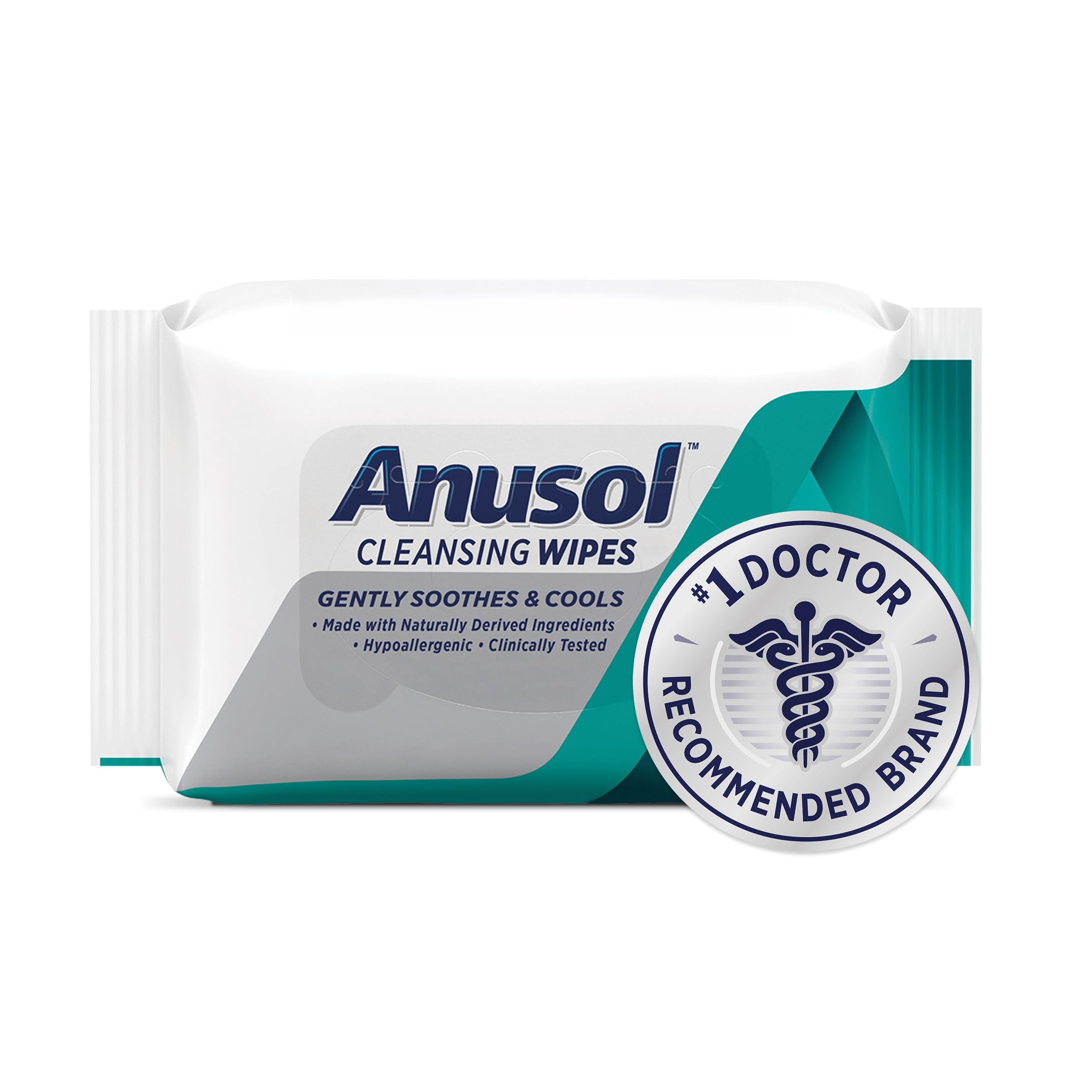 Anusol Cleansing, Hypoallergenic, Cooling Flushable Wipes, 40 Count ...
