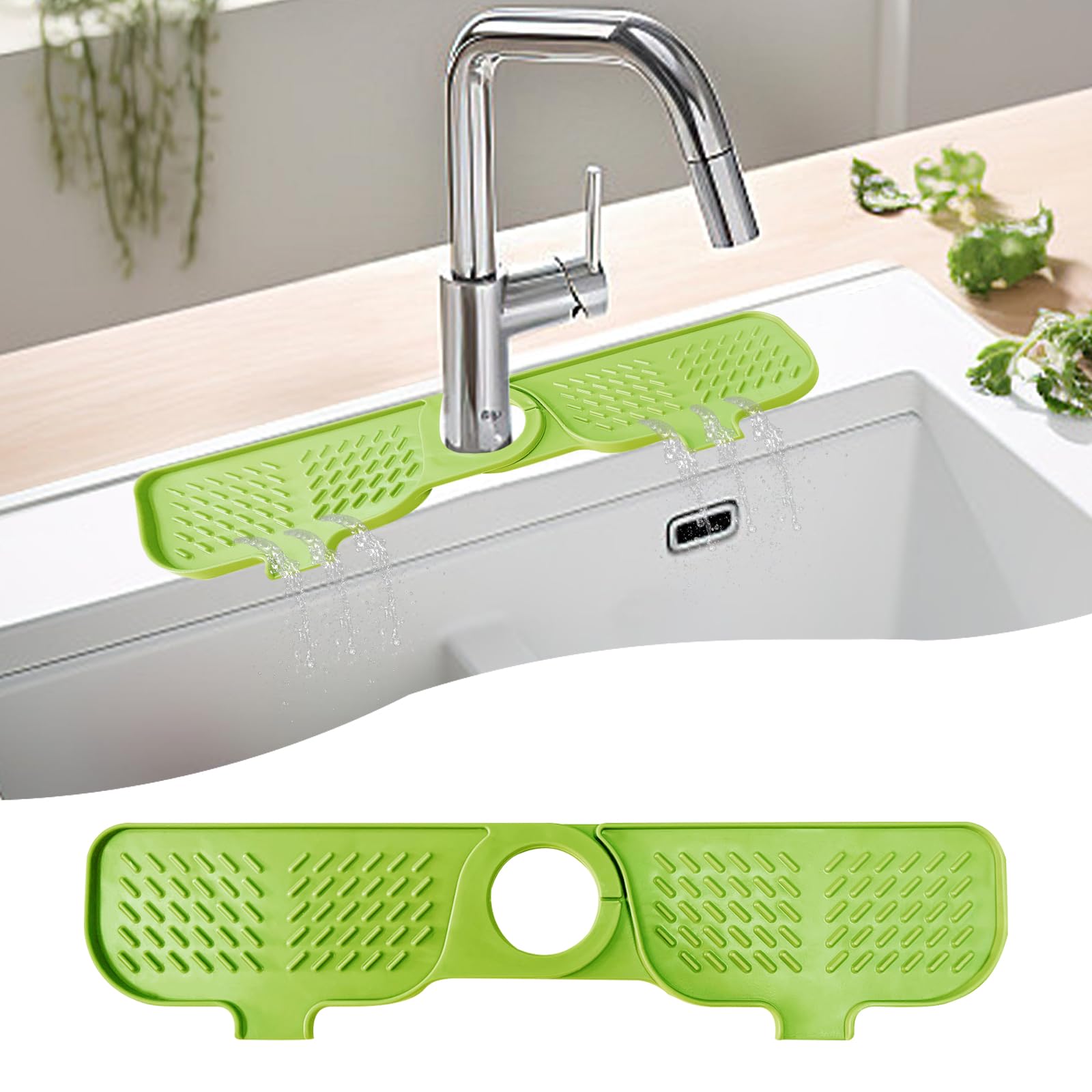 Amazon.com: Sink Splash Guard, Kitchen Sink Faucet Splash Guard, Faucet ...