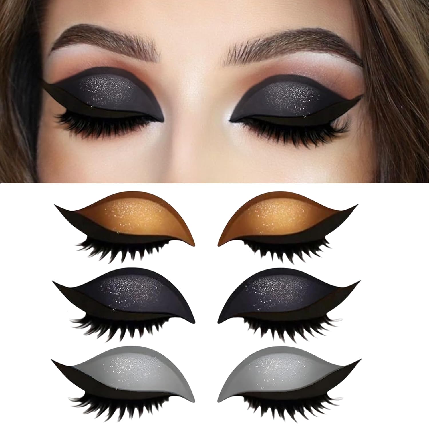 Amazon.com: ZWIKAGEF Lazy Eye Shadow Eyelash Patch, 2025 New Lazy ...