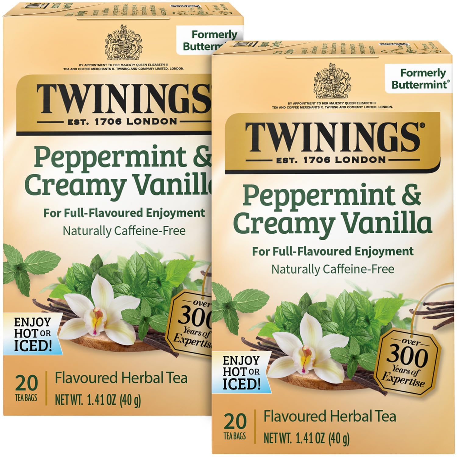 Amazon.com : Twinings Peppermint & Creamy Vanilla Tea - A Crisp ...