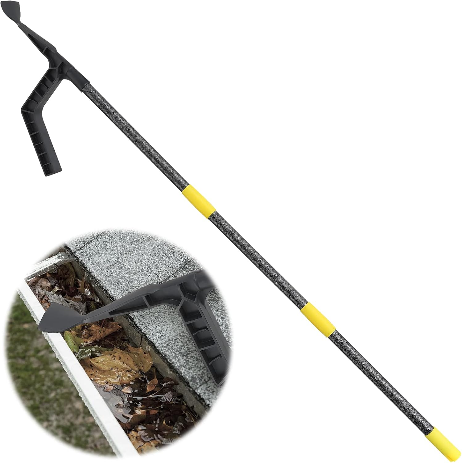 Gutter Cleaning Tools From the Ground 8 FT, Long Reach Roof Gutter ...