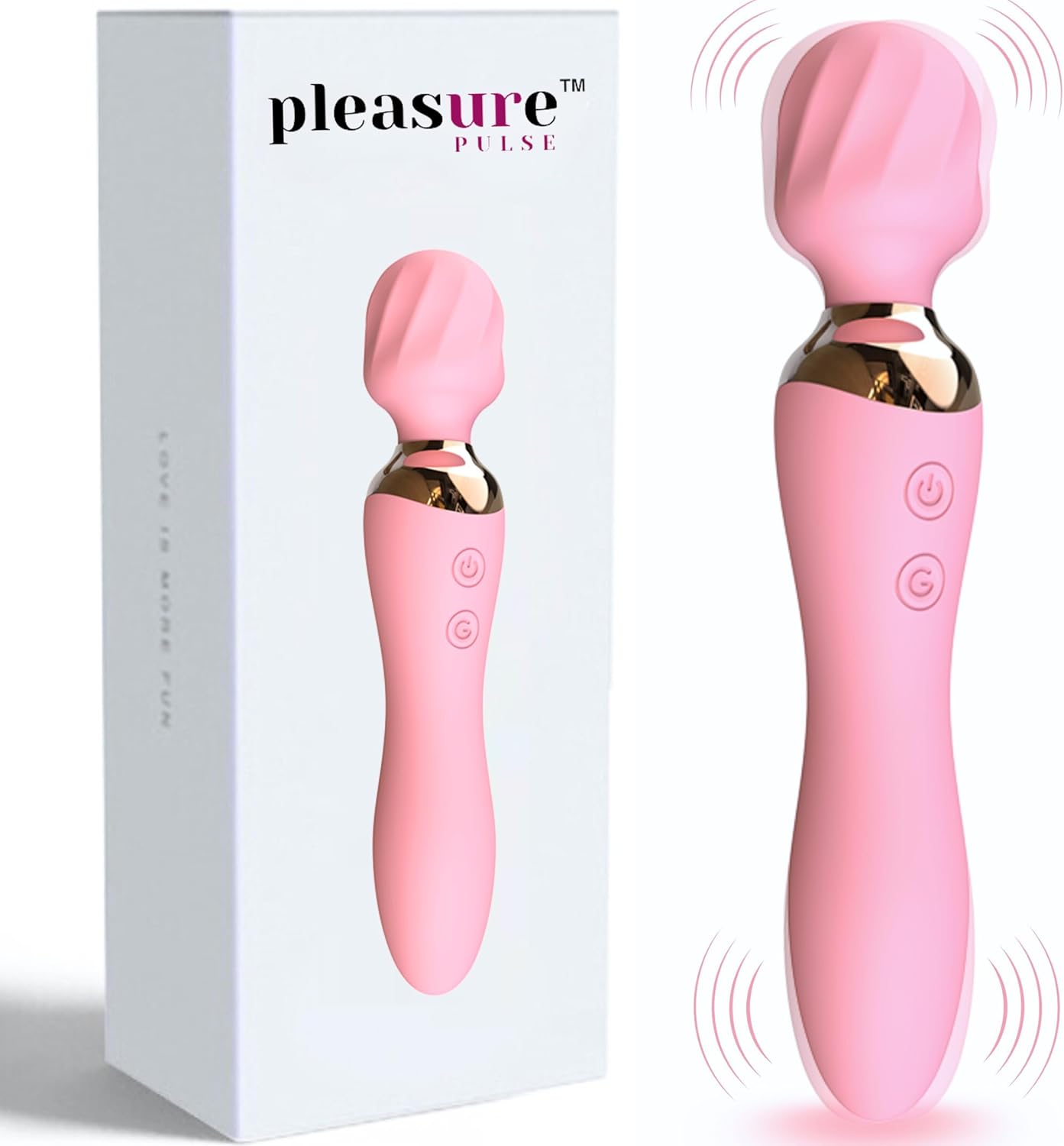PLEASURE PULSE Clit G-Spot Nipple Vibrator - Sex Toy for Women, Men, Couples - Rechargeable ...