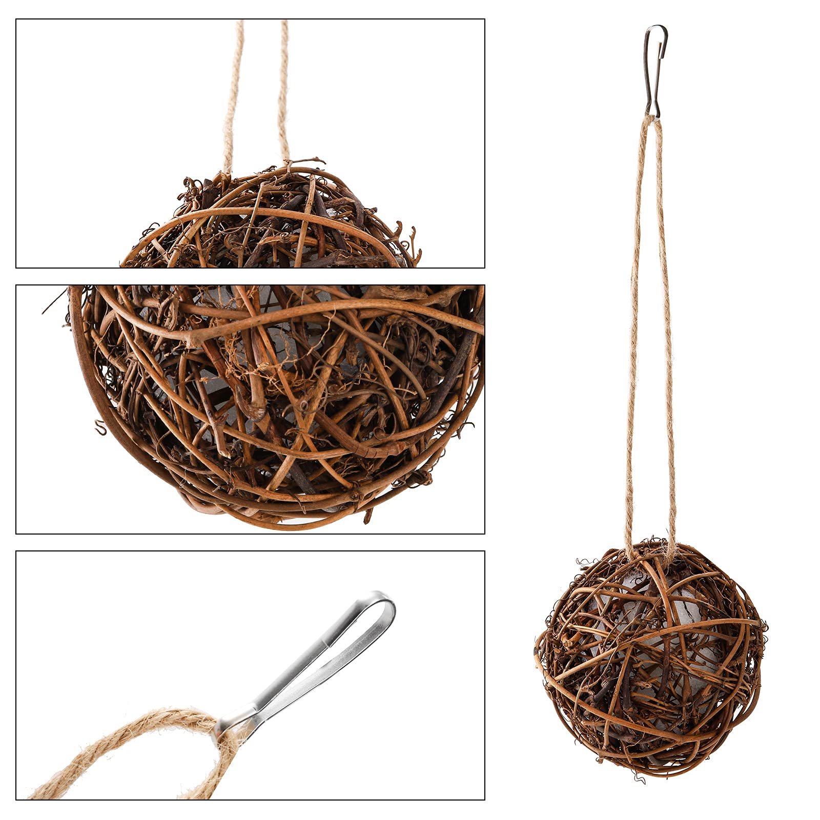 Snapklik.com : TOPZEA 8 Pack Hummingbird Nesting, 4 Inch Bird Nesting ...