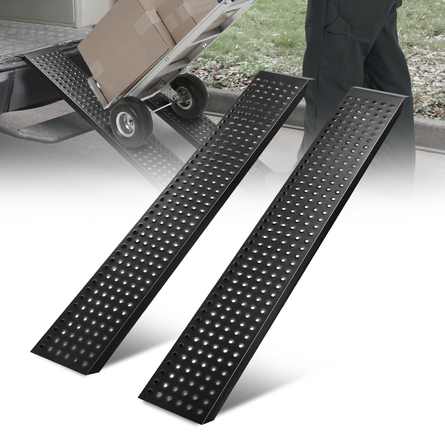 Amazon.com: Auto Dynasty 63" x 9" Heavy Duty Loading Ramps, 880 LBS ...