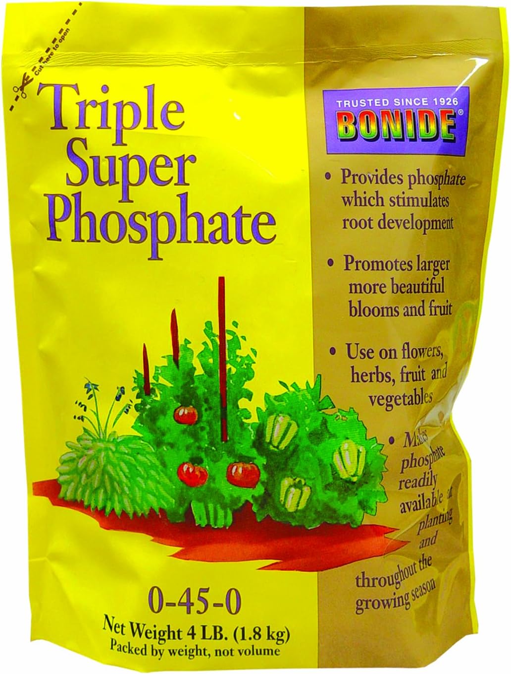 Amazon.com : Bonide Triple Super Phosphate 0-45-0,4 LBS : Soil And Soil ...