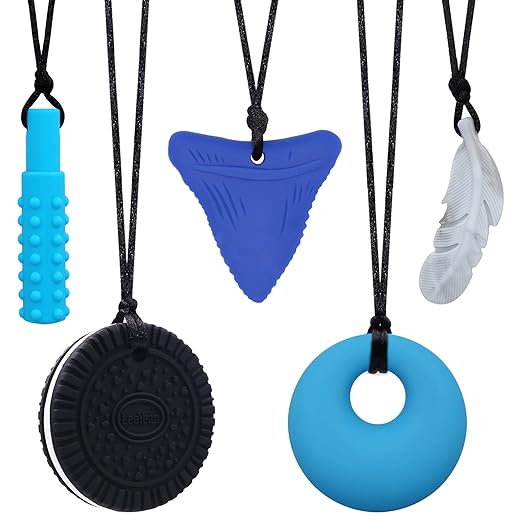 Amazon.com : Chew Necklaces for Sensory Kids, Sensory Chewy Toys for ...
