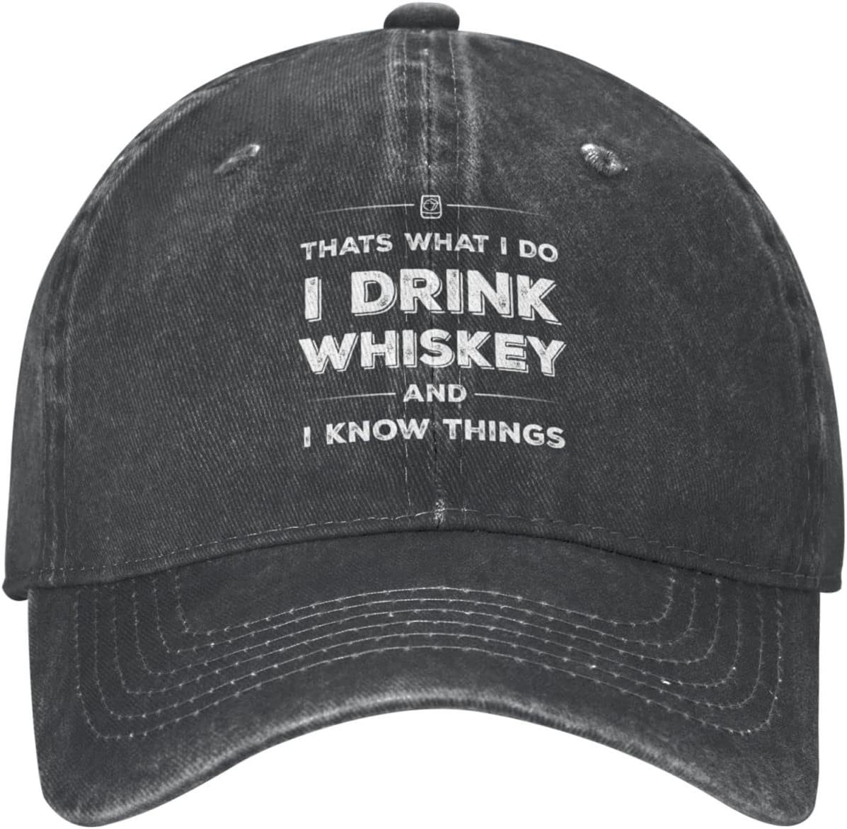 That's What I Do I Drink Whiskey and I Know Things Hat Men Baseball ...