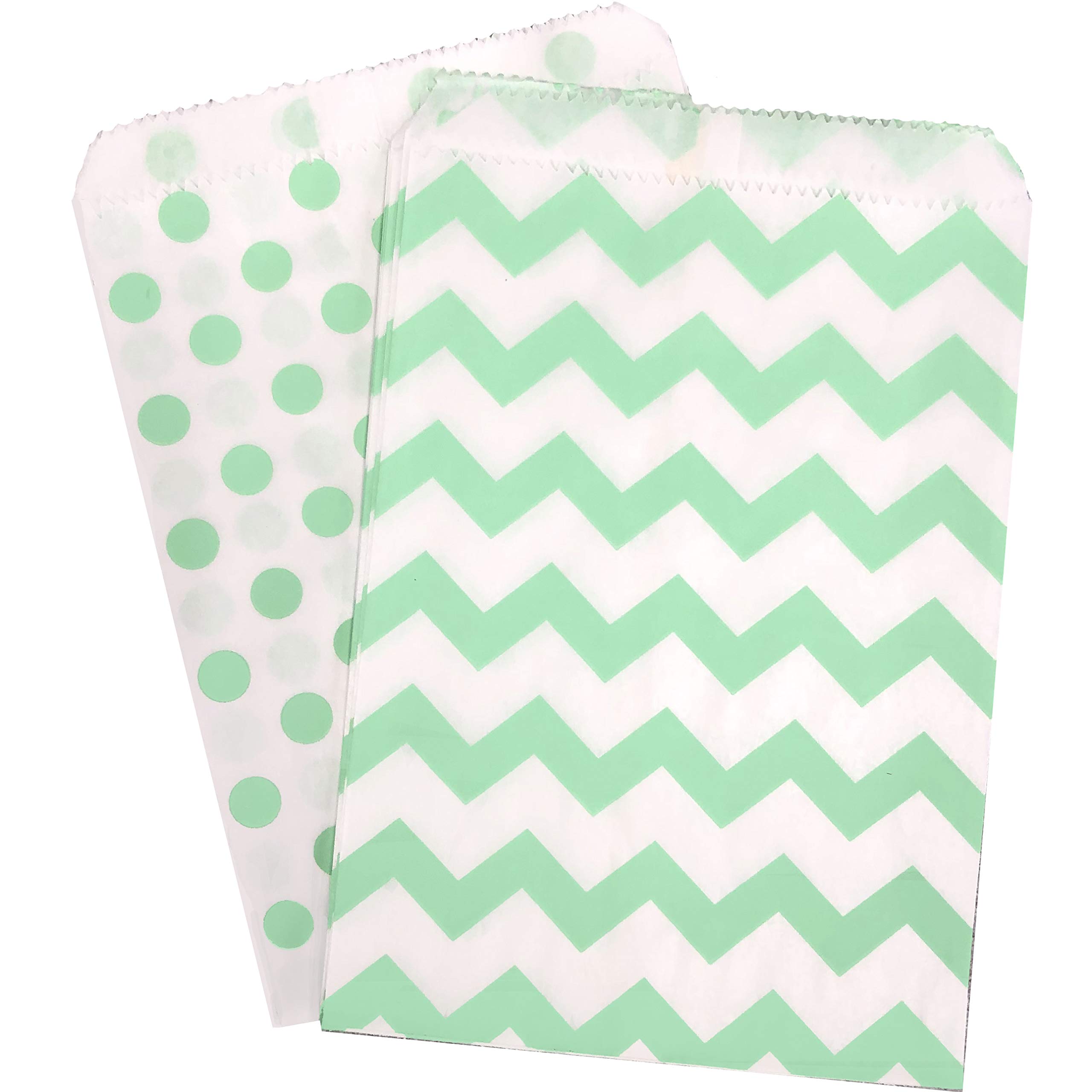 Mint Green Chevron