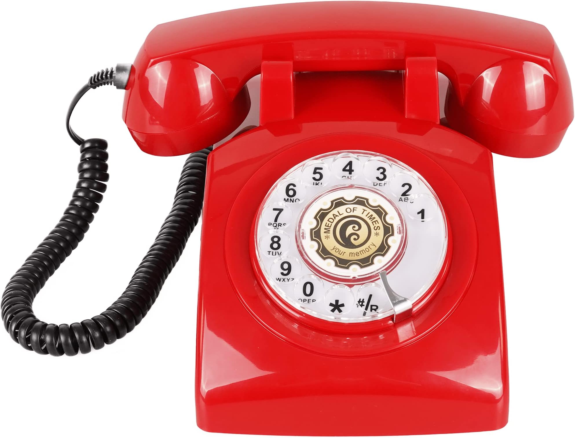 Amazon.com : Retro Rotary Dial Phone Sangyn 1960s Vintage Landline ...