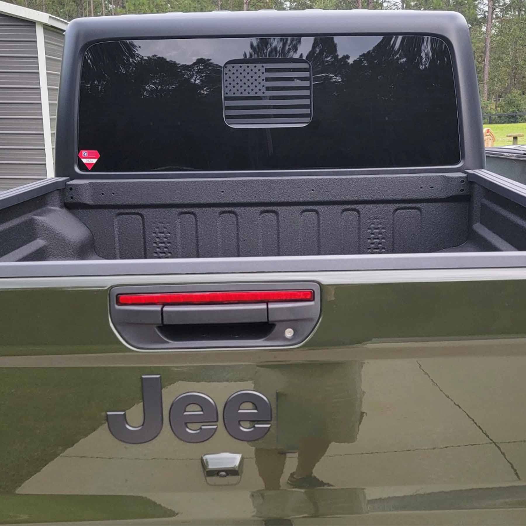 Snapklik.com : Zxiaochun Rear Middle Window American Flag Decal For ...