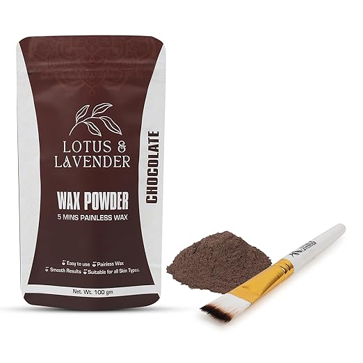 Buy Lotus & Lavender Full Body Wax Powder,5 min Painless Natural Full ...