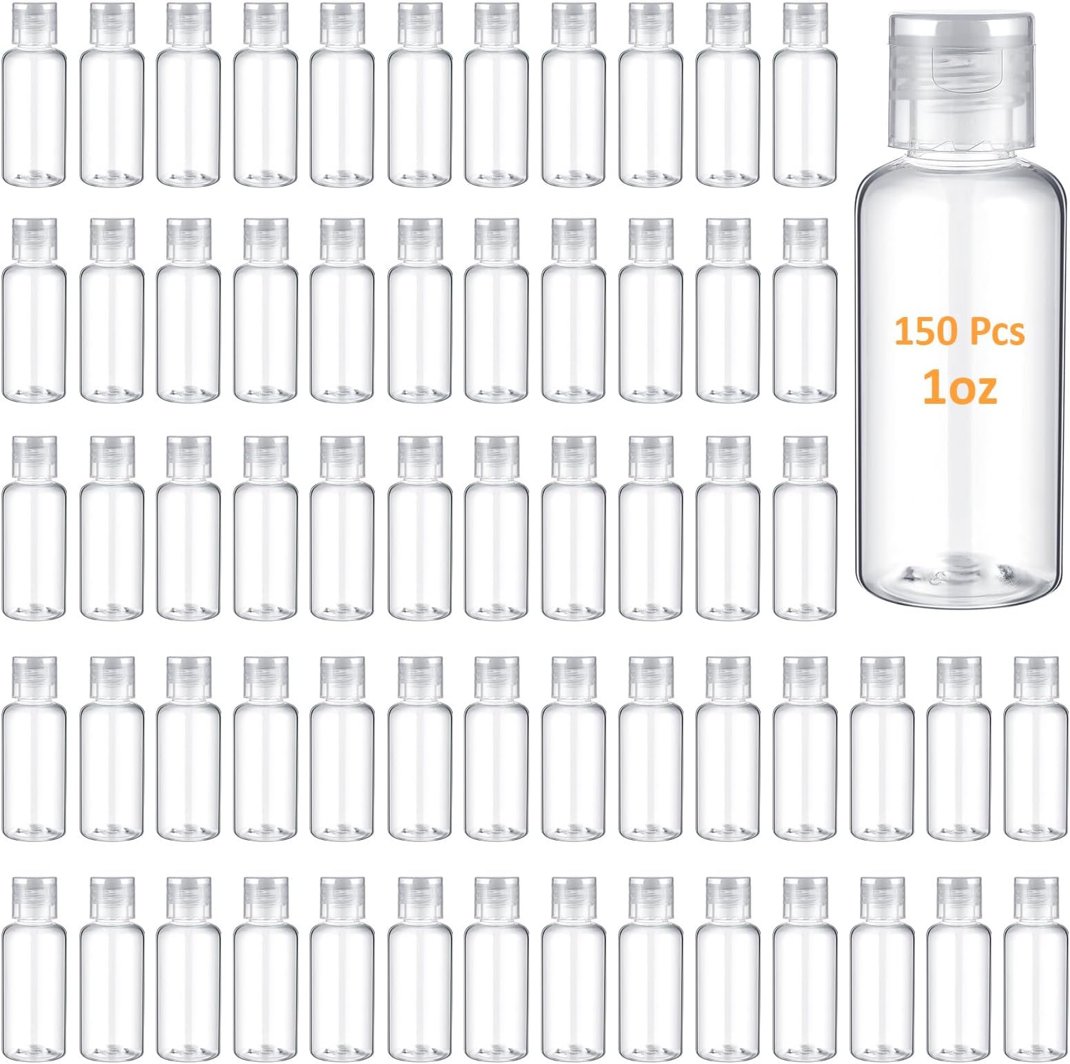 Amazon.com: Mimorou 150 Pcs 1oz Travel Bottles Bulk for Toiletries ...