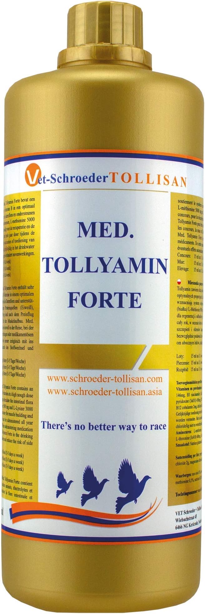 VET SCHROEDER + TOLLISAN – Med. Tollyamin Forte 1000 ml | Hochdosierte ...