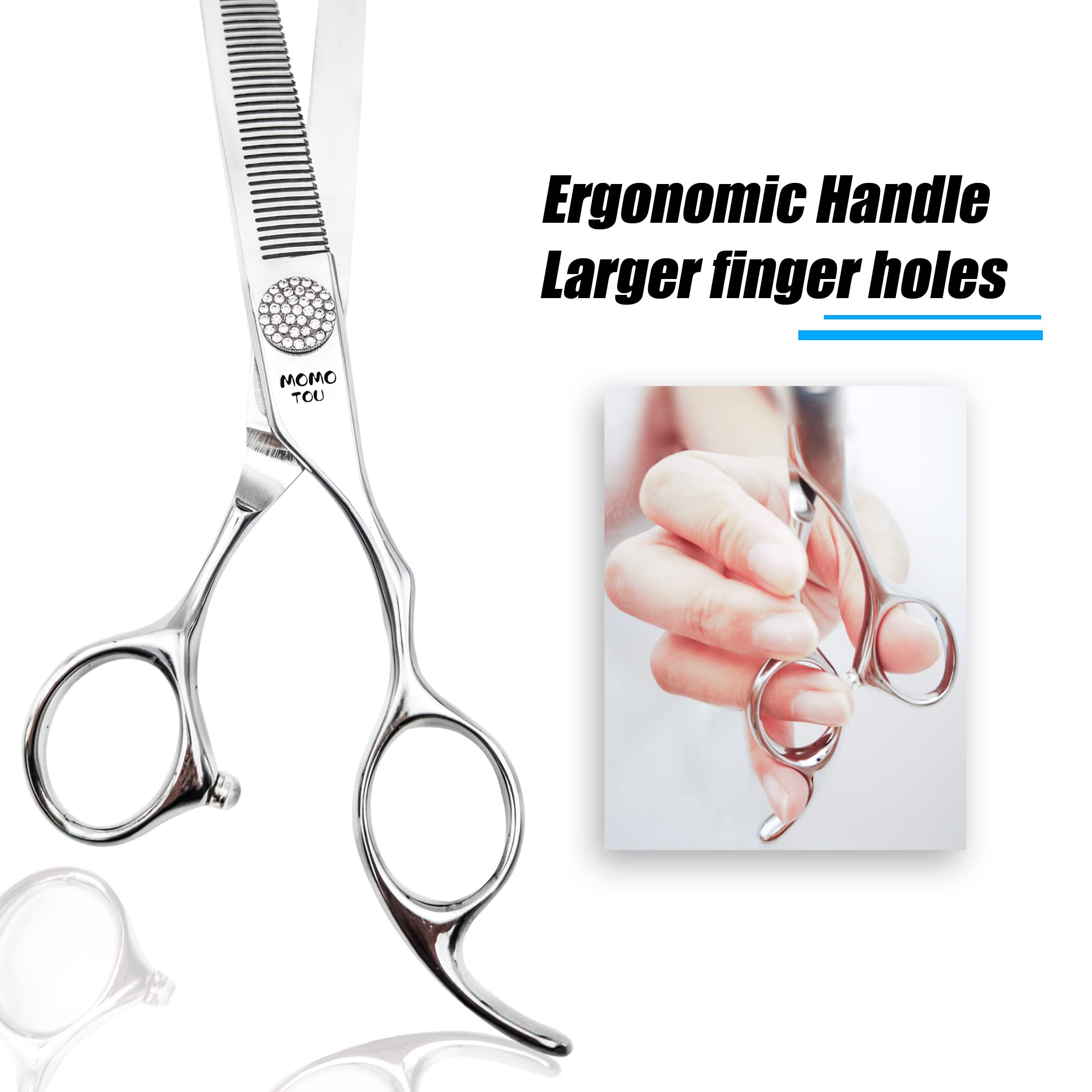 Diamond Accent Pet Scissors Momotou Professional Dog Grooming Scissors ...