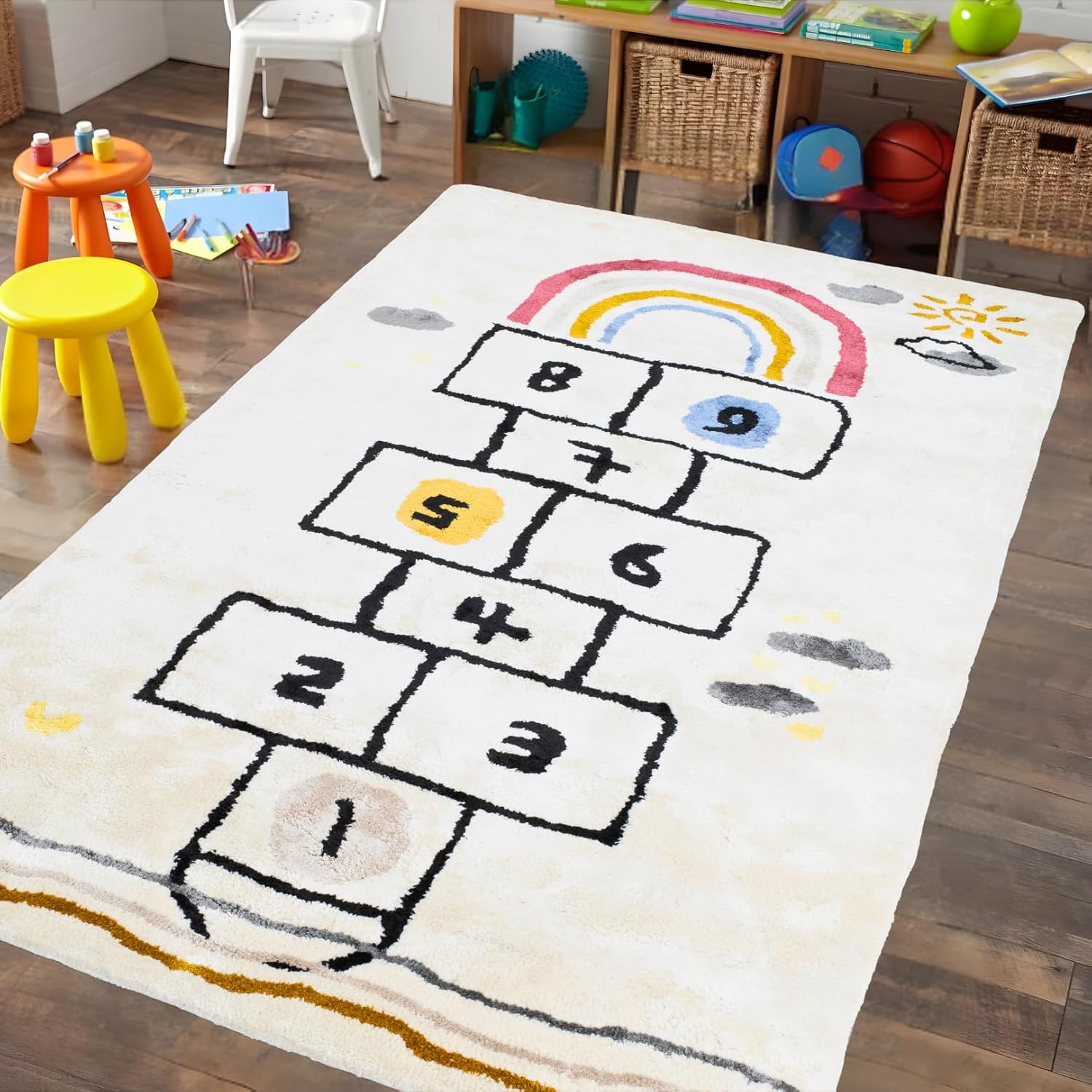 Cozee Corner Kids Room Carpet, Soft and Fluffy Rugs for Nursery Baby ...