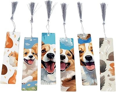 Amazon.com: WIRESTER Set of 5 Paper Bookmarks with Tassel for Students ...