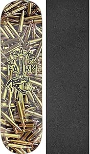 Amazon.com : Snake Farm Skateboards Live by The Sword Skateboard Deck ...