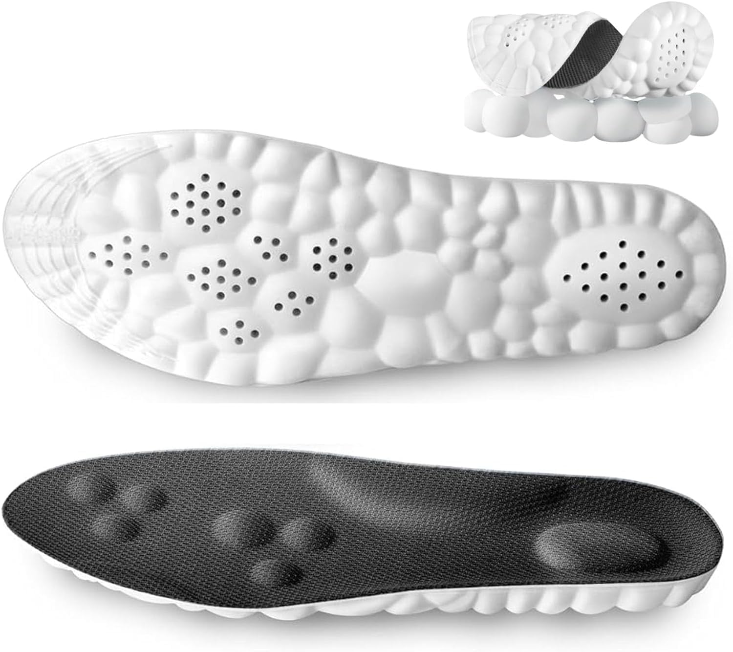 Amazon.com: Cloud Step Insoles, 4D Cloud Technology Insole - Super Soft ...