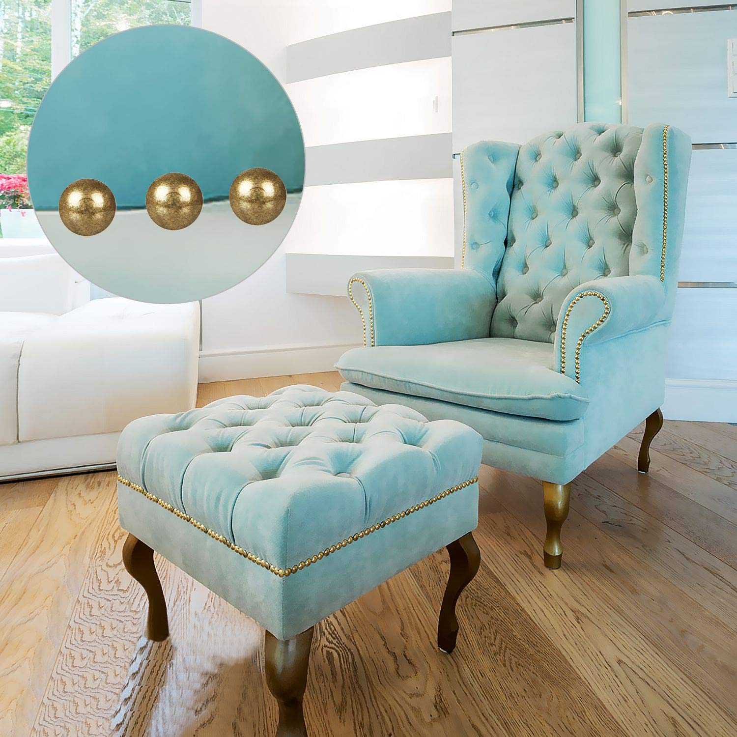Snapklik.com : 500Pcs Decorative Upholstery Tacks, 7/16 Antique ...