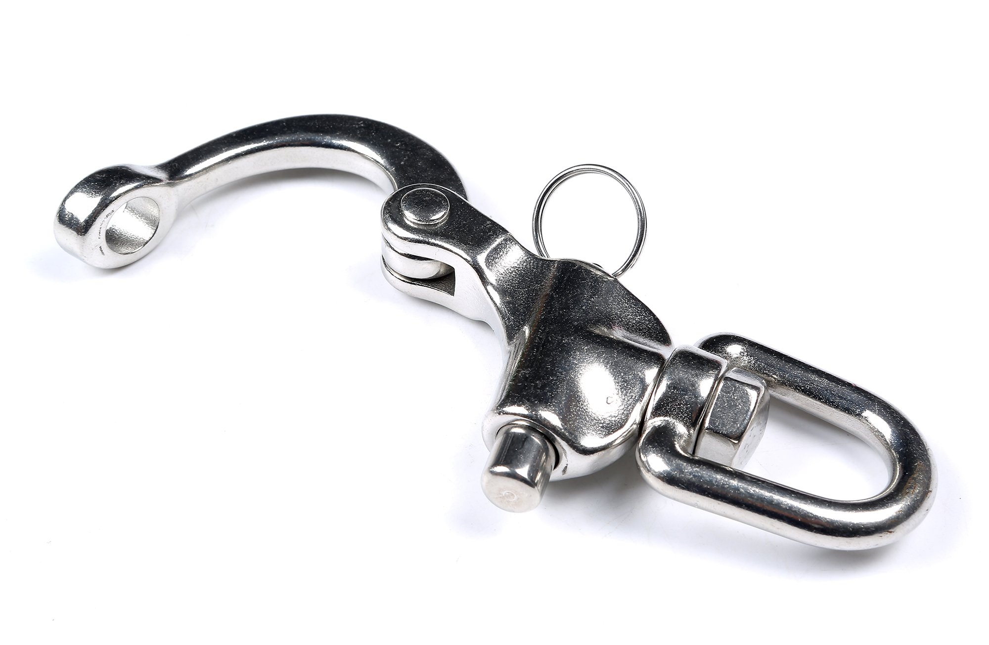 Snapklik.com : Mxeol Swivel Eye Snap Shackle Quick Release Bail Rigging ...