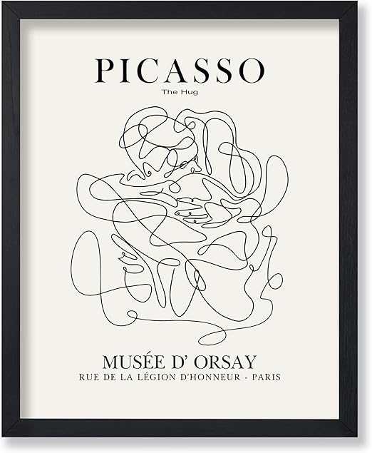 Amazon.com: Poster Master Vintage Picasso Poster - Retro The Hug Print ...