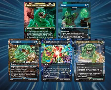 Amazon.com: Magic the Gathering Secret Lair x Ghostbusters: Slimer Foil ...