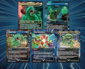 Amazon.com: Magic the Gathering Secret Lair x Ghostbusters: Slimer Foil ...