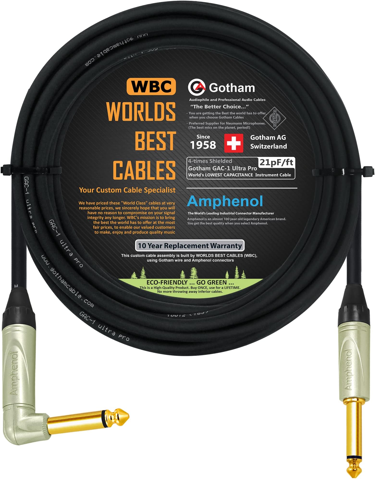 Amazon.com: Cableworks By Gator Cases Headliner Series Premium 30 Foot ...