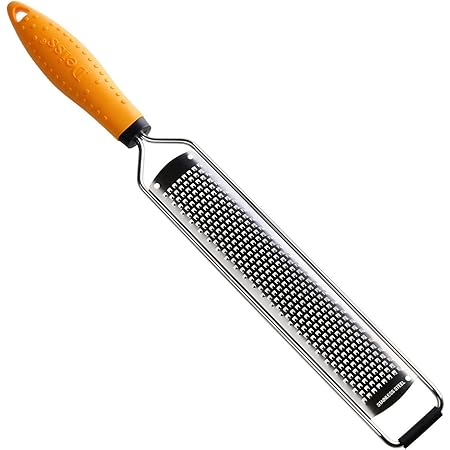 Amazon.com: Lemon Zester, Hand-held Stainless Steel Food Grater,Good ...