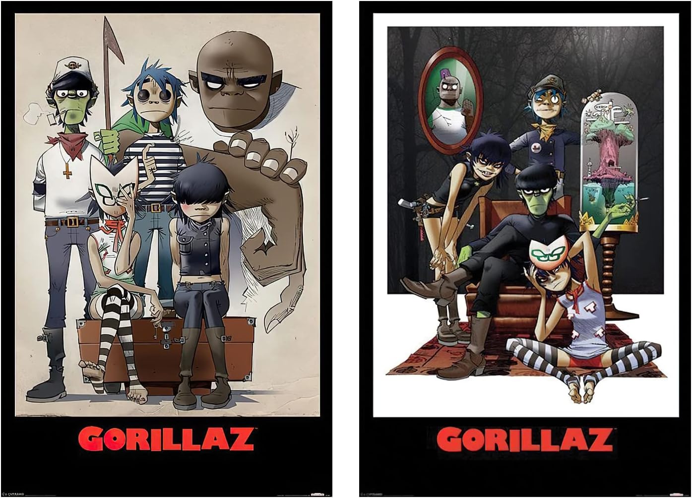 Amazon.com: Gorillaz - Domestic Poster: Posters & Prints