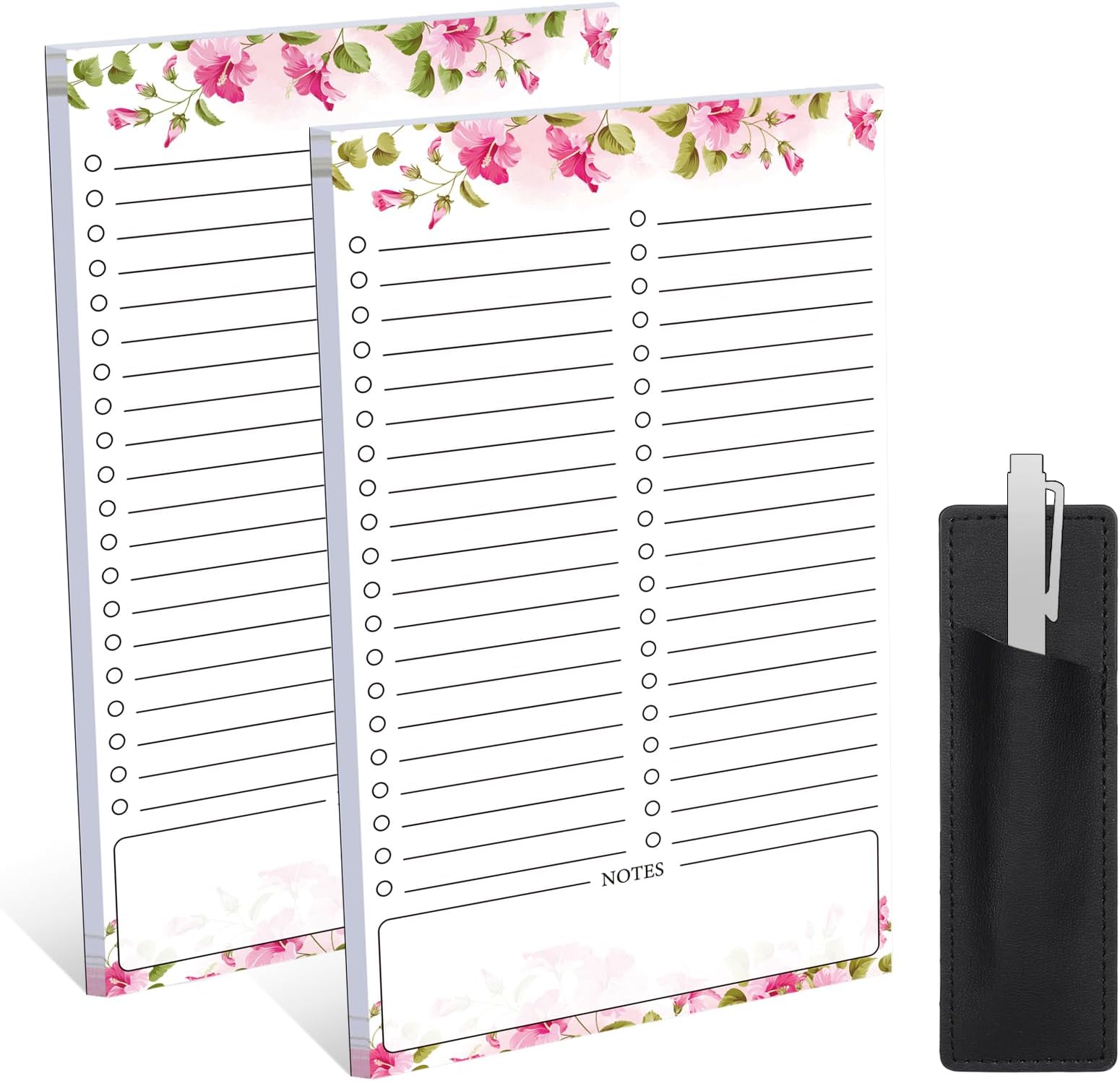 Amazon.com : 2 Pack Grocery List Magnet Pad for Fridge with Pen Holder ...