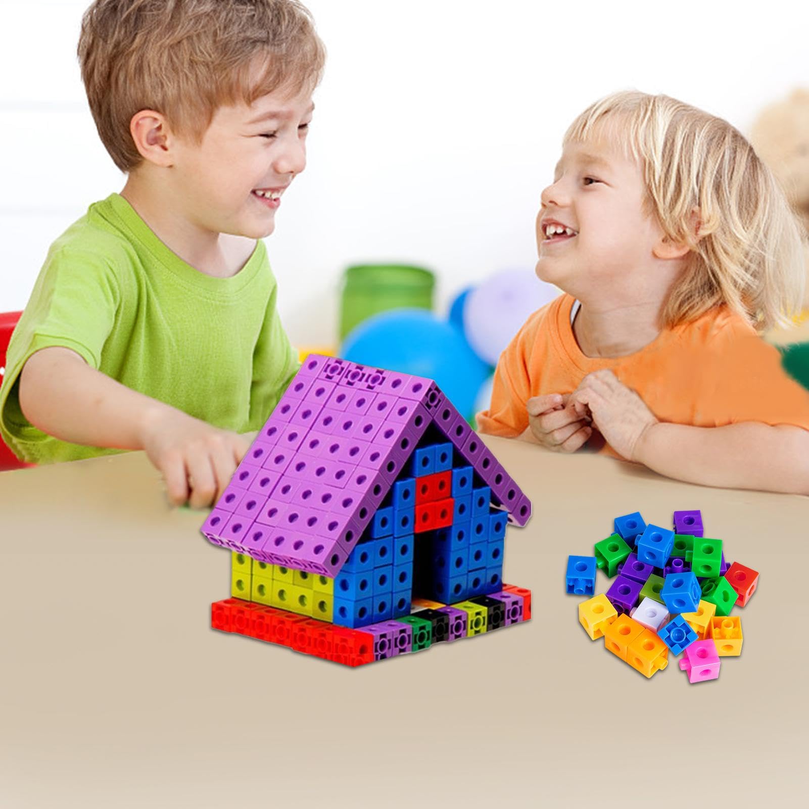 Connect Blocks Educational Blocks 25PCS Children Stem 3D Colorful