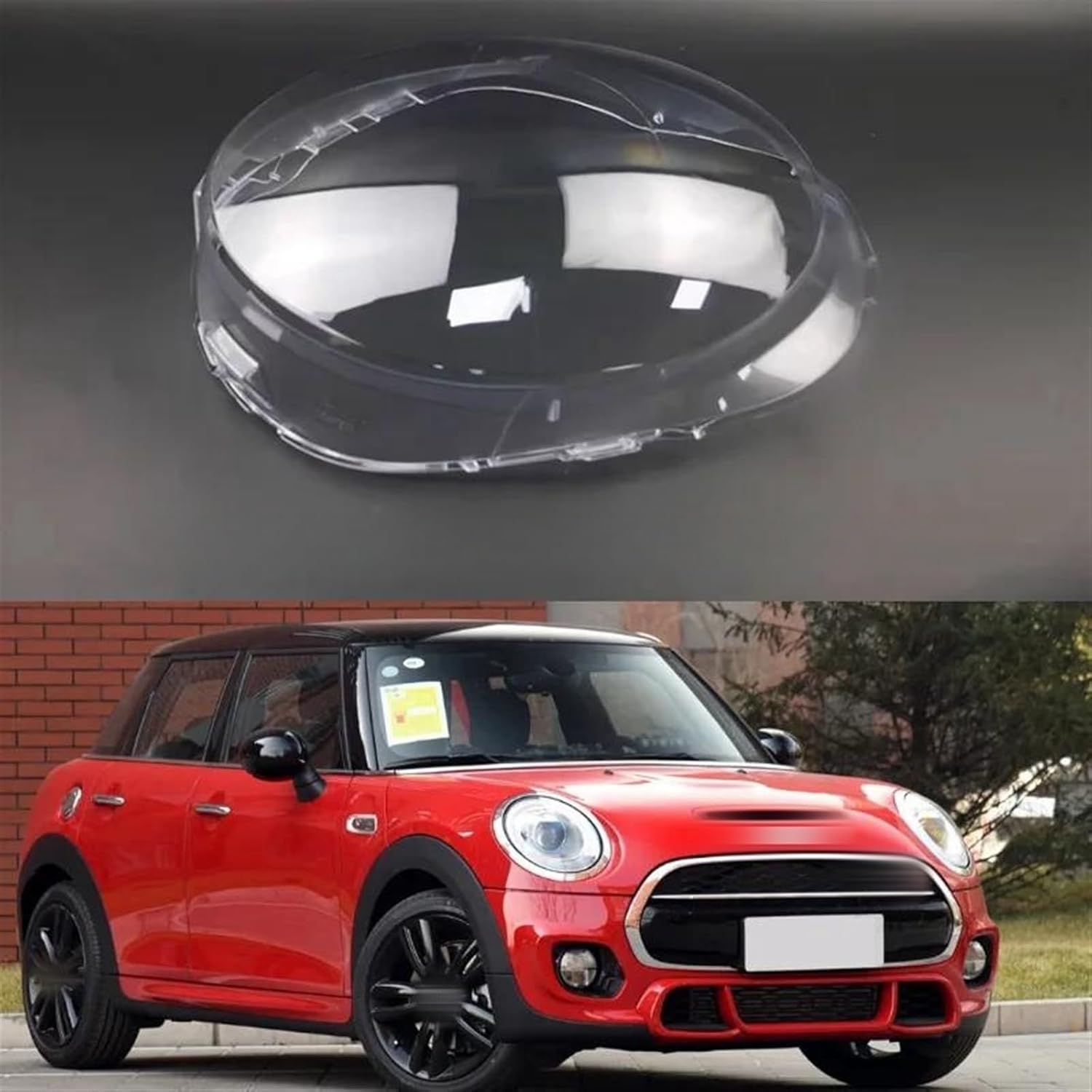 Headlamp Lens Cover Headlight Cover Transparent Mask For BMW Mini F56 ...