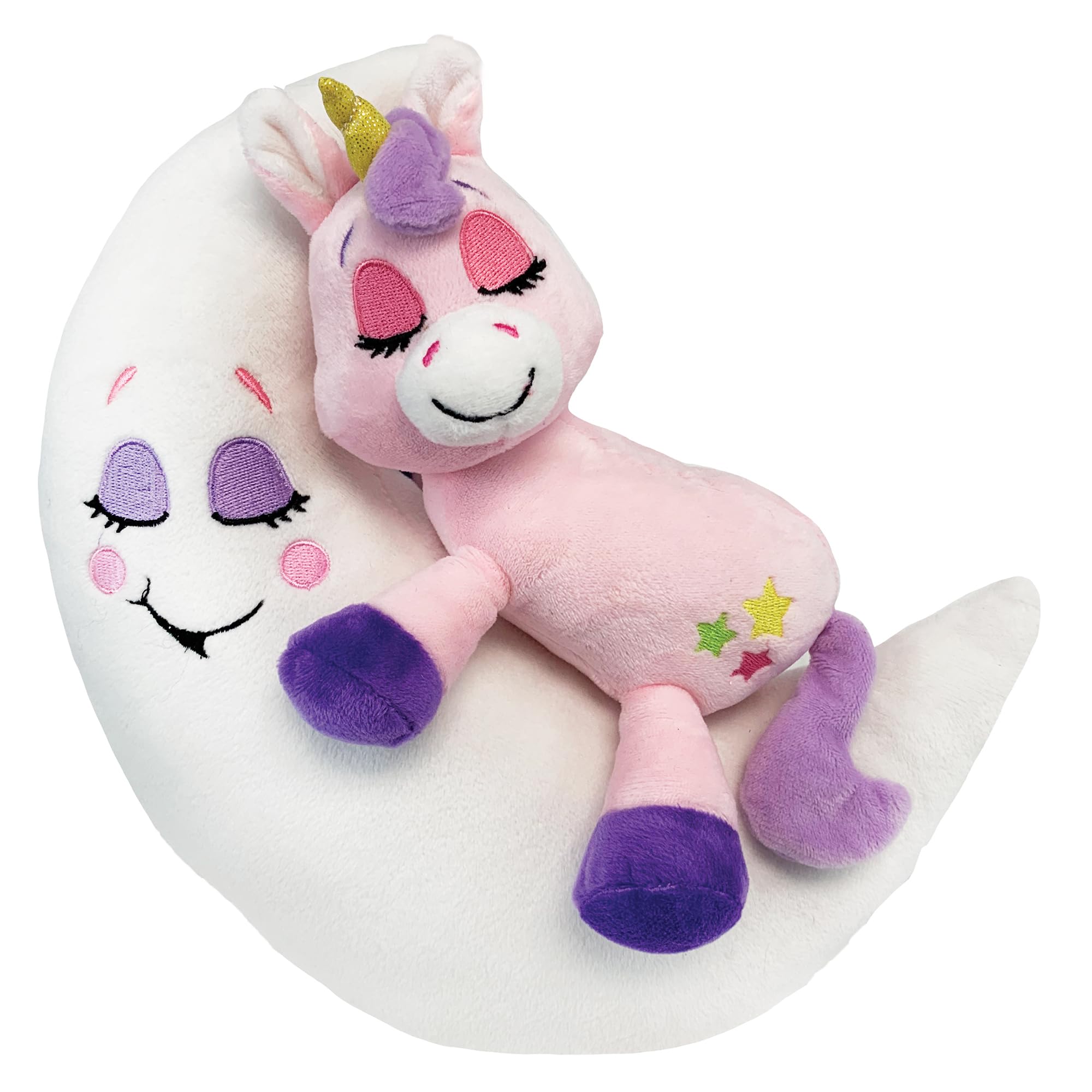 Amazon.com: Happy Nappers Lullabrites Moon Pet - Unicorn - Pink-Purple ...