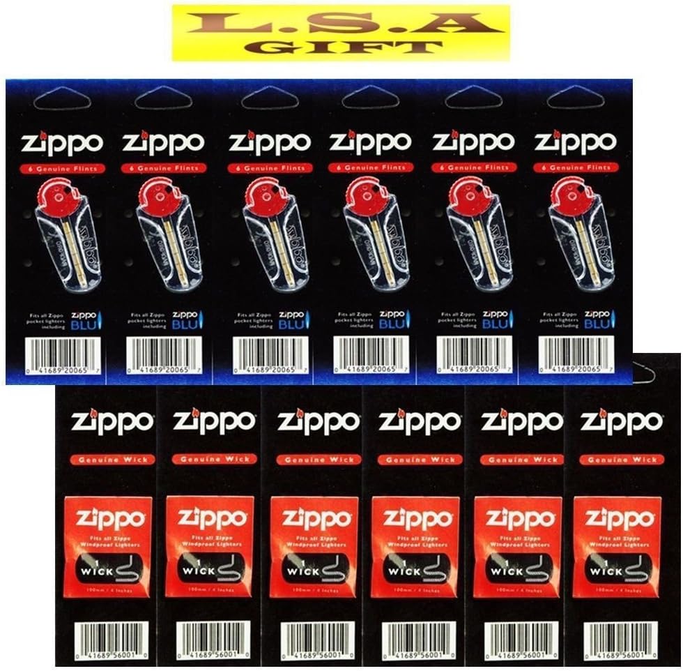 Amazon.com: Zippo flints, 6 Count (Pack of 1) : Health & Household