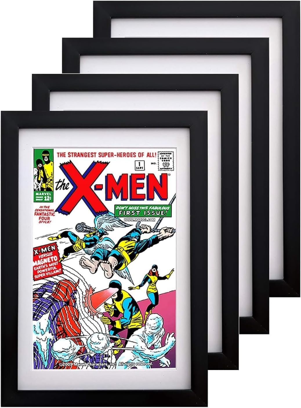 Amazon.com - Perfect Cases and Frames Quad (4) Comic Book Frame - Holds ...