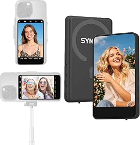 Amazon.com: SYNCO M4 Magnetic Vlog Selfie Monitor Screen, Back Camera ...