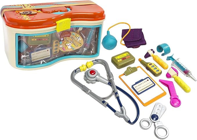 Amazon.com: B. Toys – Toy Doctor Kit – Doctor Play Set – 14 Pieces ...