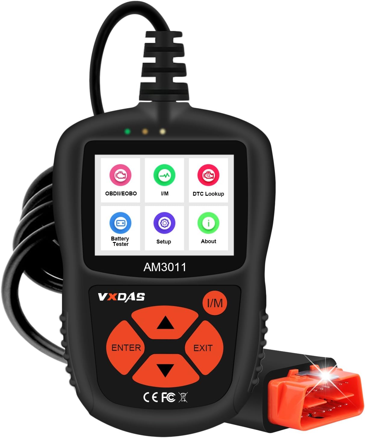 VXDAS OBD2 Scanner OBDII Auto Diagnostic Scan Tool Car Engine Fault ...