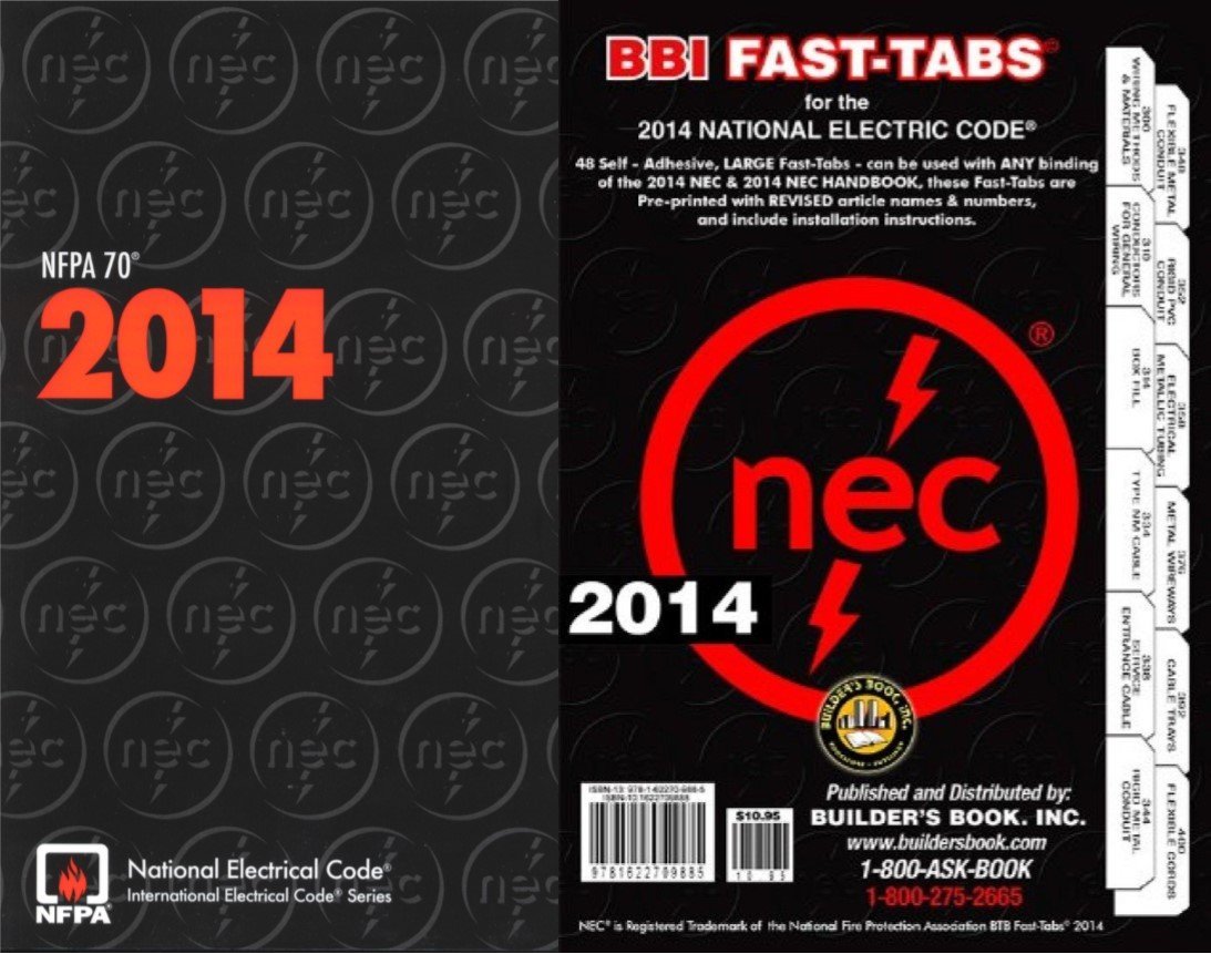 NFPA 70 : National Electrical Code (NEC), Paperback, 2014, with Fast ...