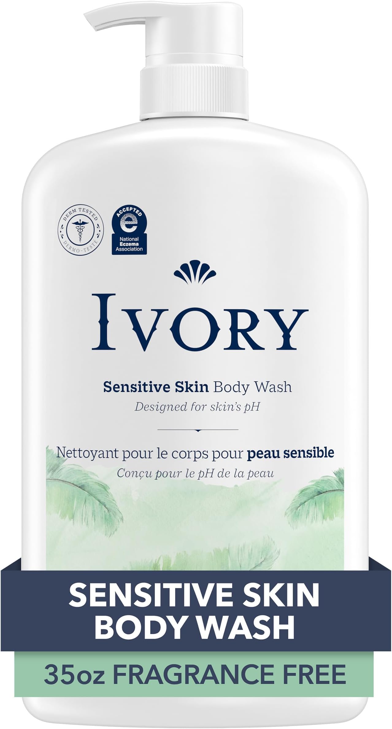 Amazon.com: Ivory Moisturizing Body Wash Hint of Cotton, 17.9 Fl oz ...