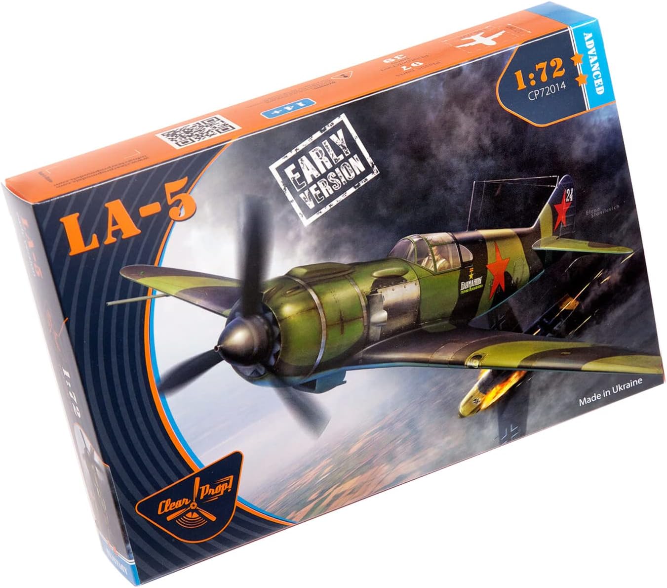 Amazon.com: Clear Prop 1/72 Soviet Air Force Lavochkin La-5 Fighter ...