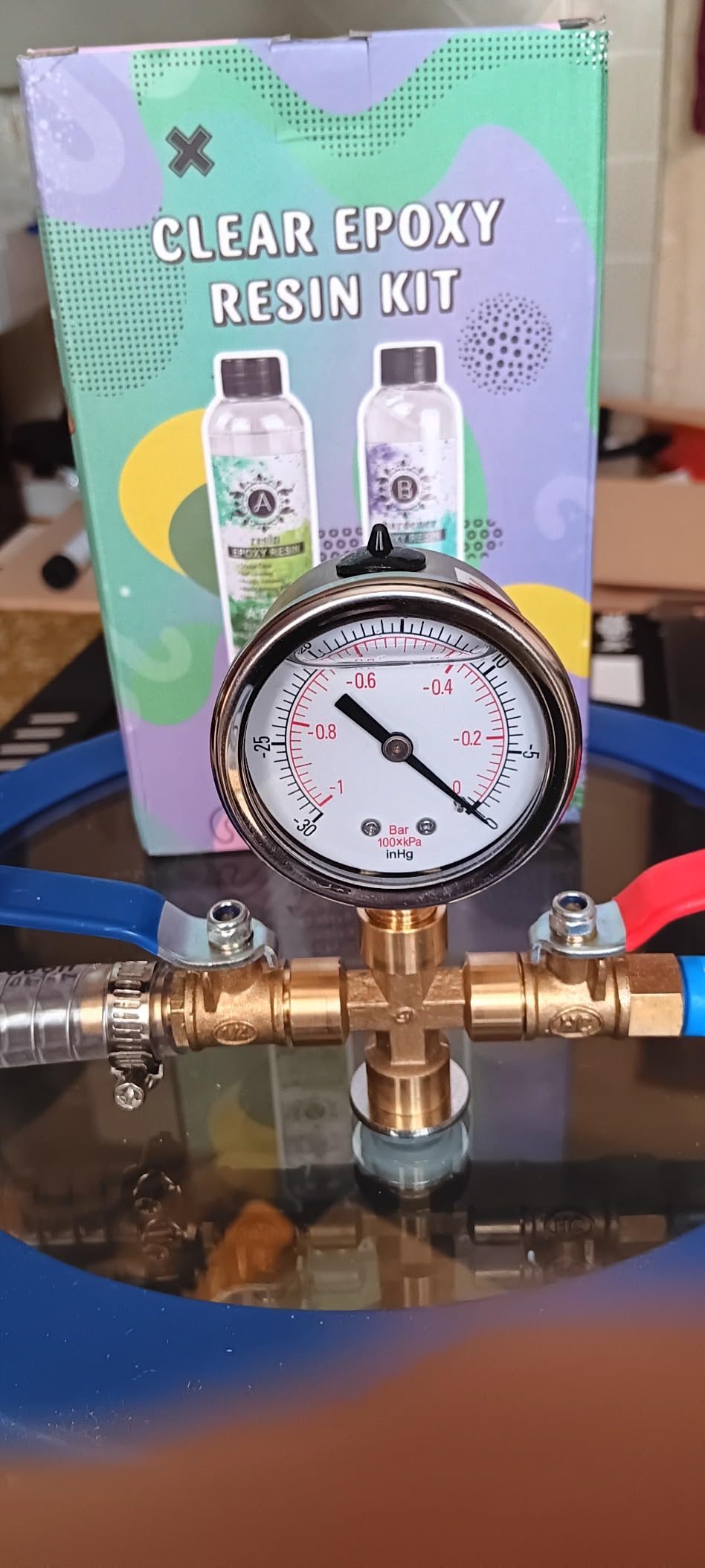 P PBAUTOS 3 Gallon Vacuum Chamber Stainless Steel, 12L Tempered Glass ...