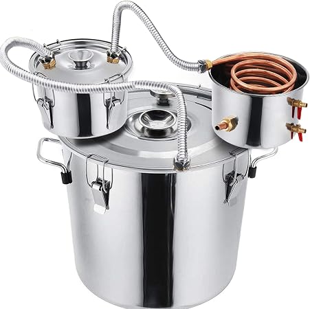 Amazon.com: Slsy 5/8 Gallon Alcohol Still Water Alcohol Distiller, 20/ ...