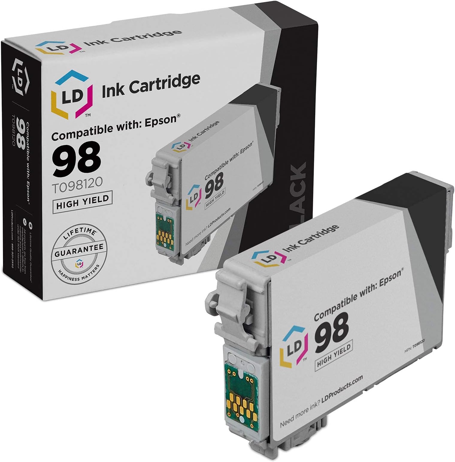 Amazon.com: Epson Artisan 810 InkJet Printer Black Ink Cartridge - 545 ...