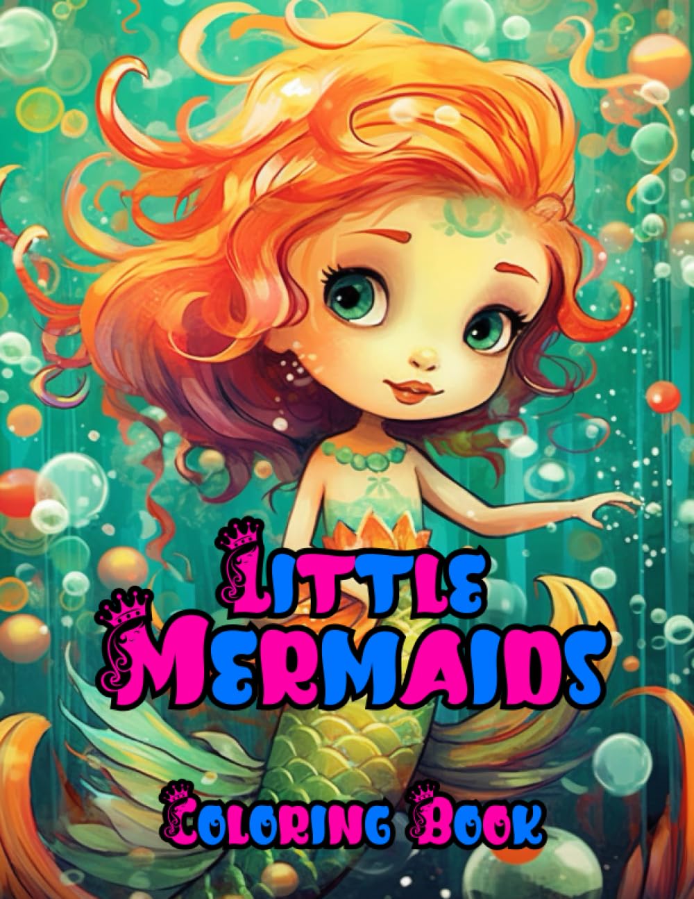 Little Mermaids Coloring Book (Little Series): Learning, Imaginative ...