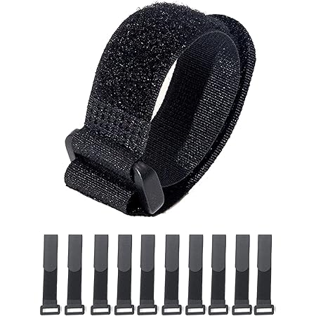 Amazon.com: CandyHome 20pcs Reusable Fastening Cable Straps and Cable ...