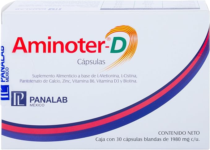 PANALAB Aminoter D - 30 Cápsulas : Amazon.com.mx: Salud y Cuidado Personal