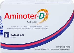 PANALAB Aminoter D - 30 Cápsulas : Amazon.com.mx: Salud y Cuidado Personal