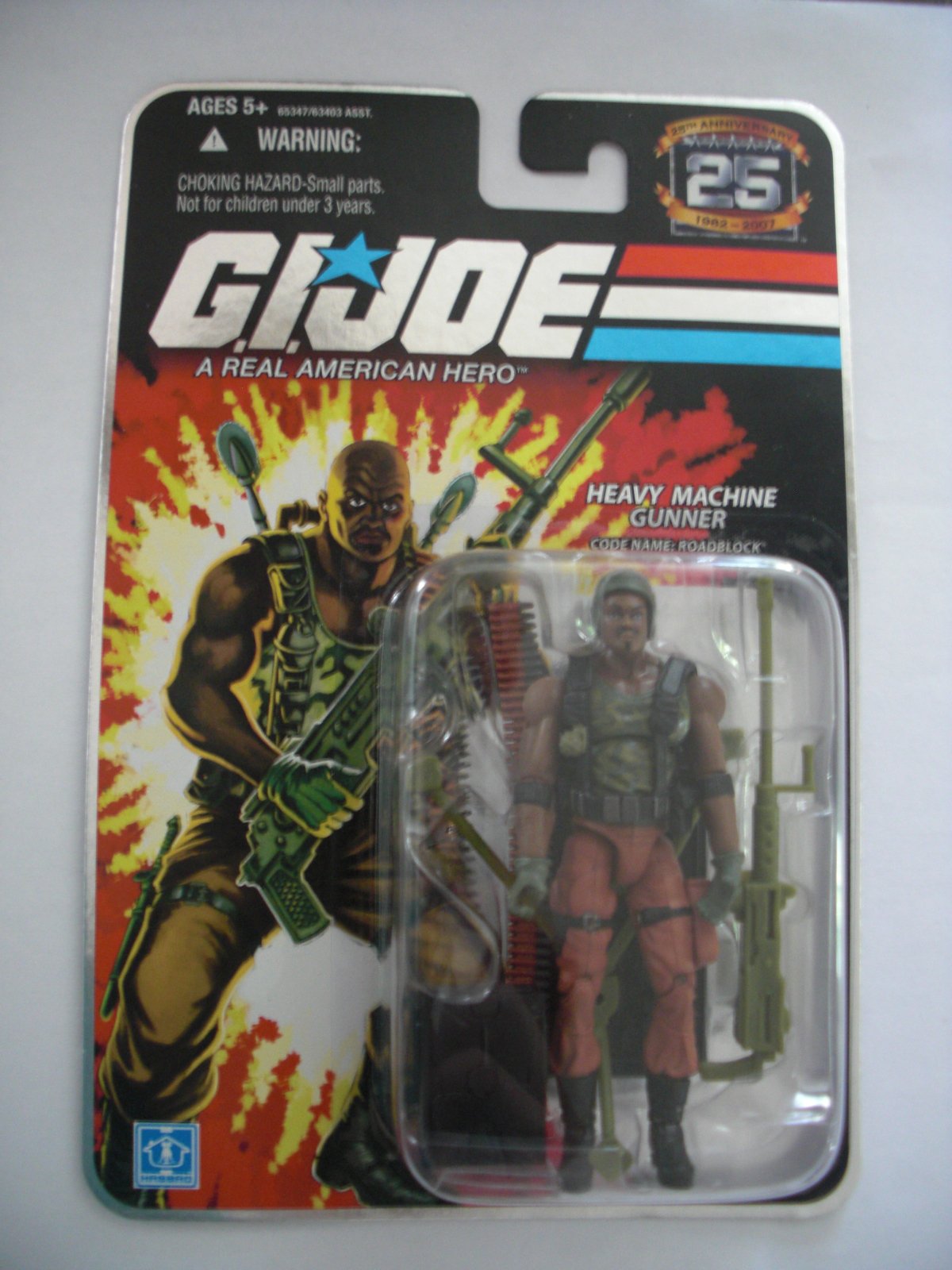Amazon.com: GI Joe Heavy Machine Gunner Roadblock - Comic Series : Toys ...